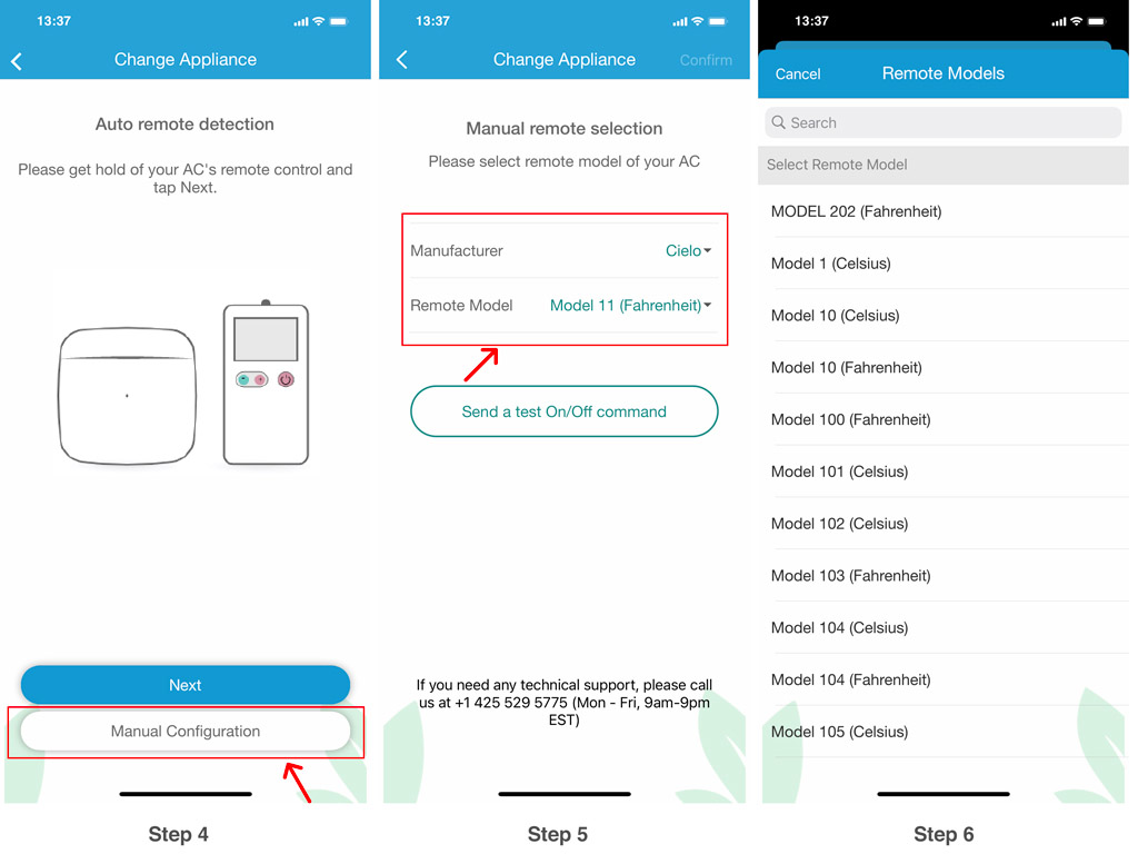 Detailed User Manual (Screenless Remote) – Cielo Customer Support