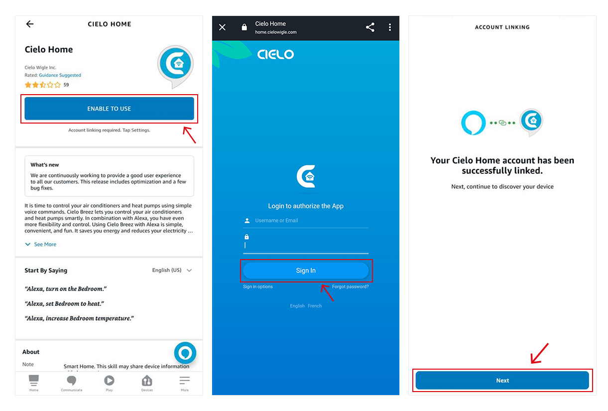 How to configure Amazon Alexa with Breez Max? – Cielo Customer Support