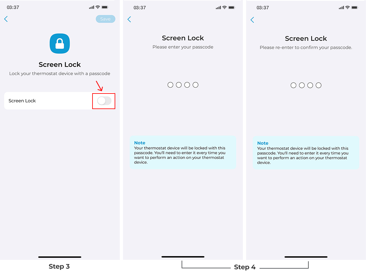 How to lock Cielo Smart Thermostat with a pin code? – Cielo Customer ...
