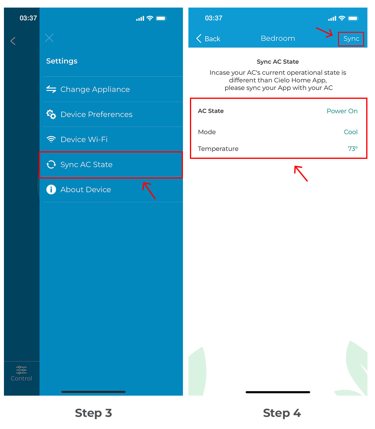 How can I synchronize my AC with Cielo Home App using Breez Lite ...