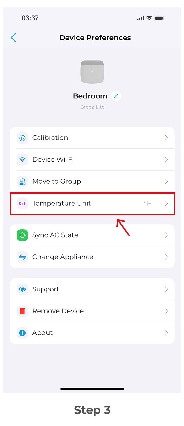 How to change temperature setting between Fahrenheit(F°) and Celsius(C ...